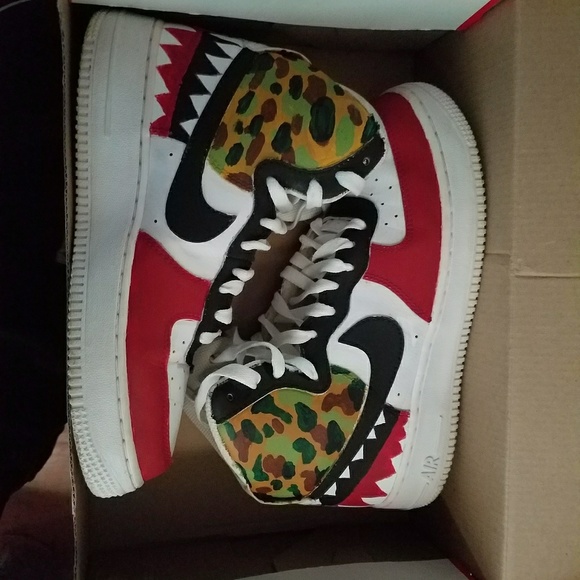 Nike | Shoes | Nike Air Force Bape Custom | Poshmark